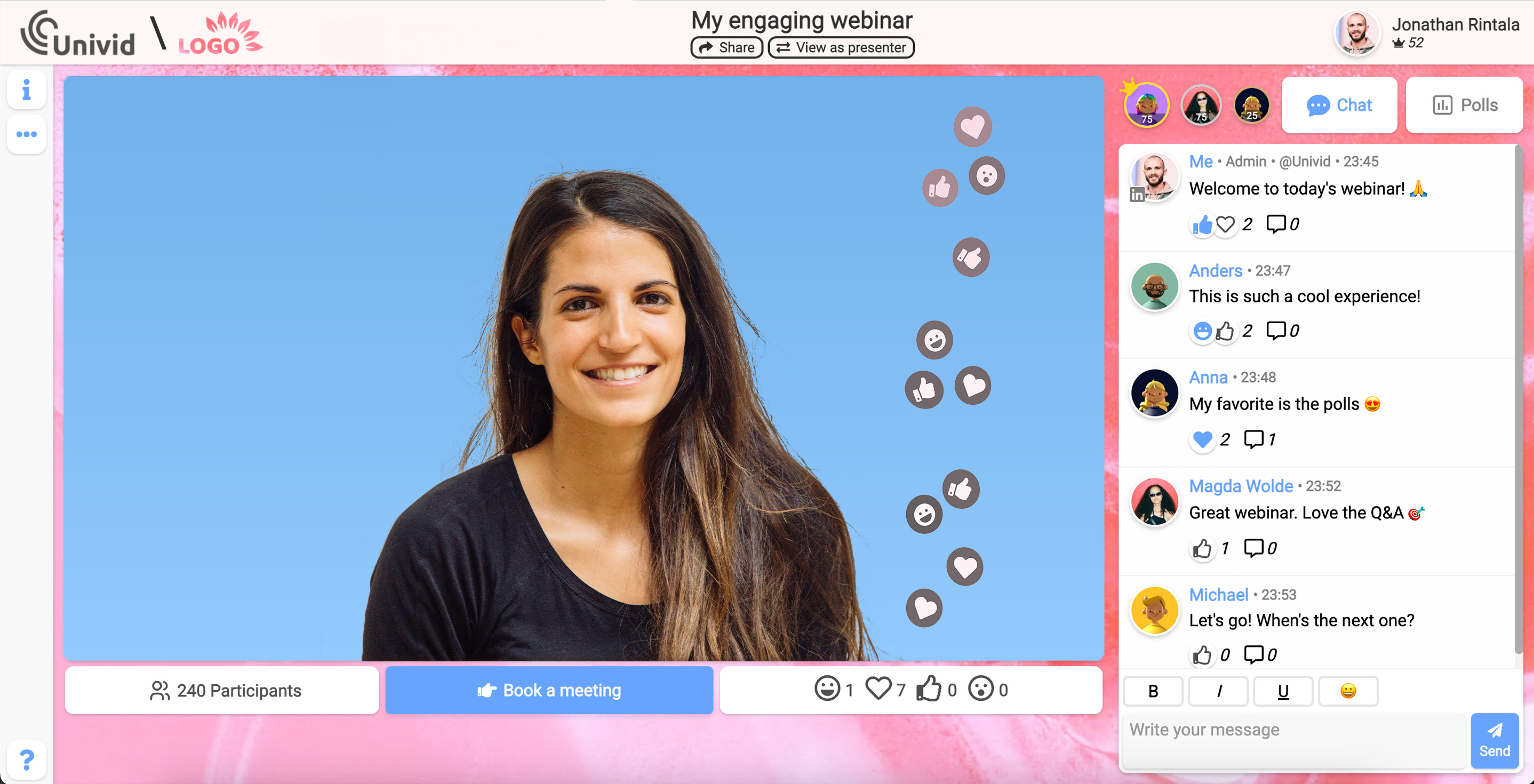 Best Webinar Software - Engaging webinar platform | Univid Best Webinar Software - Engaging webinar platform | Univid